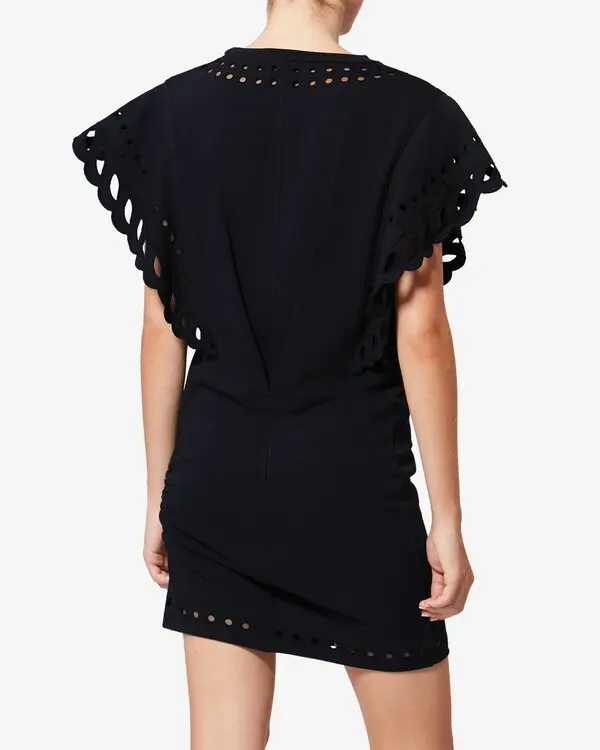 ETOILE Orlane Short Sleeve Broderie Anglaise Dress
