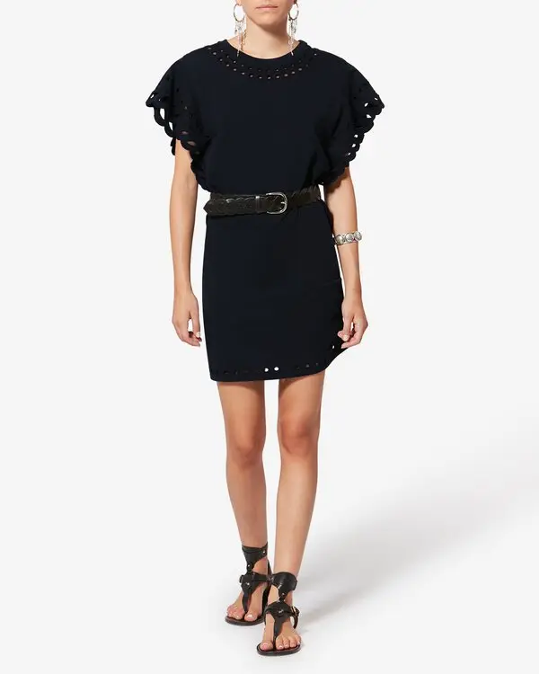 ETOILE Orlane Short Sleeve Broderie Anglaise Dress