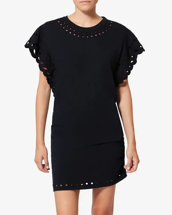 ETOILE Orlane Short Sleeve Broderie Anglaise Dress