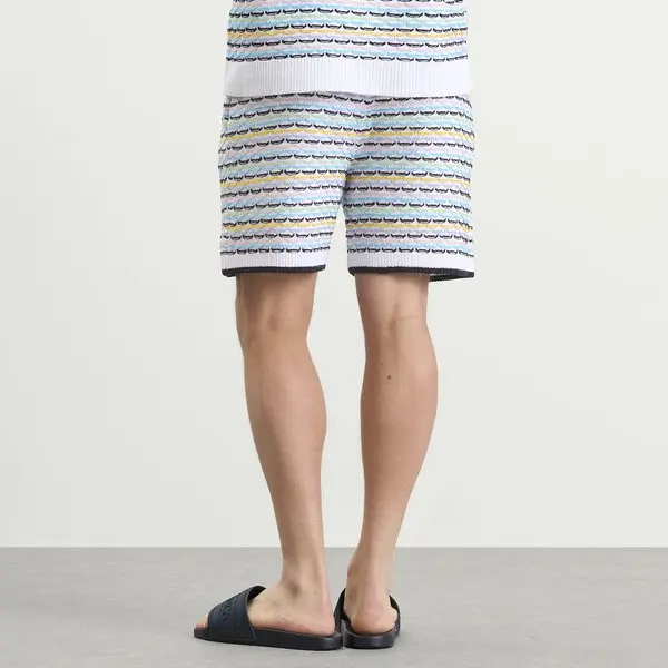 Casablanca Crochet Tuck Stitch Shorts