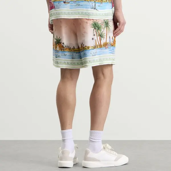 Casablanca Ethereal Silk Shorts