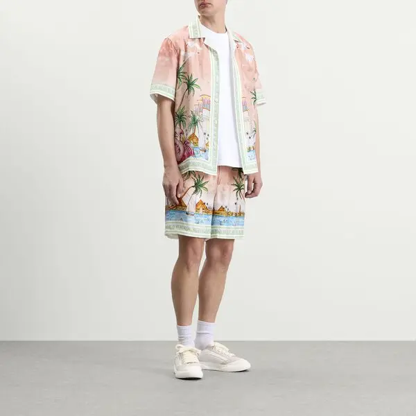 Casablanca Ethereal Silk Shorts