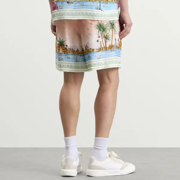 Casablanca Ethereal Silk Shorts