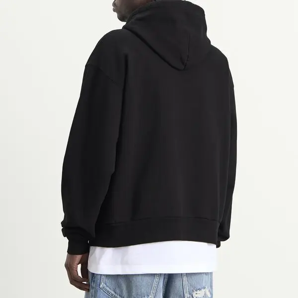 Balenciaga Oversized Zip-up Hoodie With Graphic Print