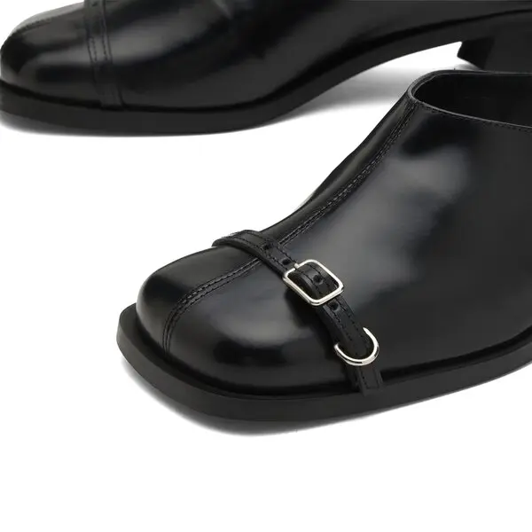 JUSTINE CLENQUET Janis Mules With Buckle Detailing
