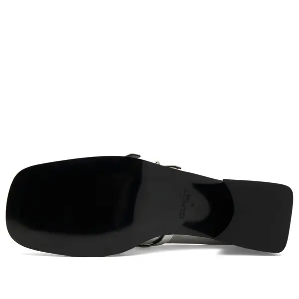 JUSTINE CLENQUET Andie Metallic Leather Mules