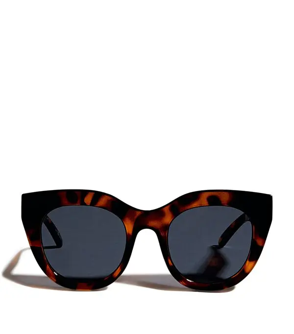 Le Specs Oversized Air Heart Sunglasses