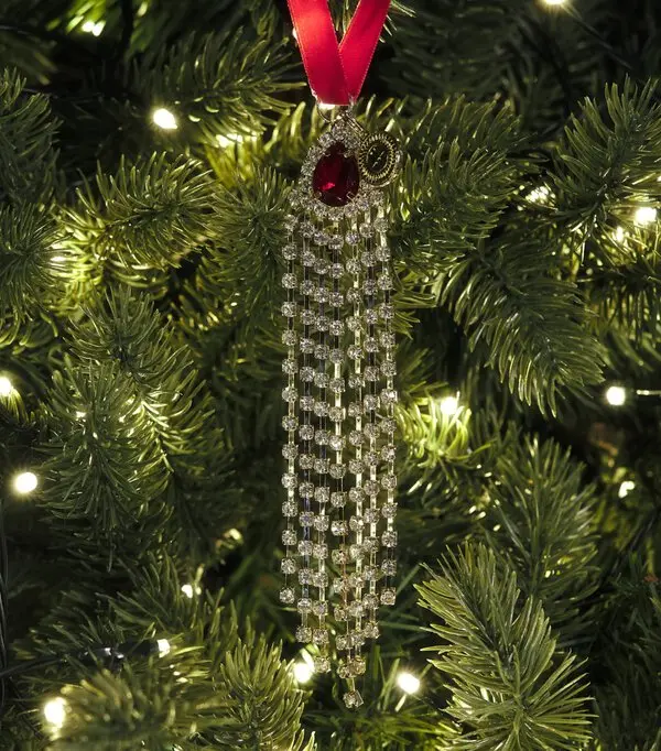 Harrods Crystal-embellished Drop Tree Decoration