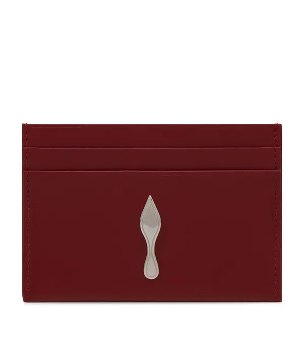 CHRISTIAN LOUBOUTIN Bettina Leather Card Holder - Red