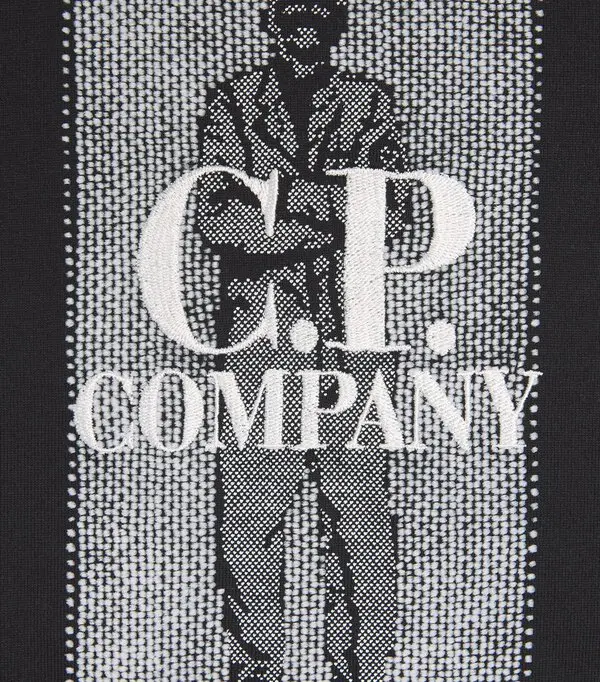 C.P. COMPANY Cotton Embroidered Logo T-shirt