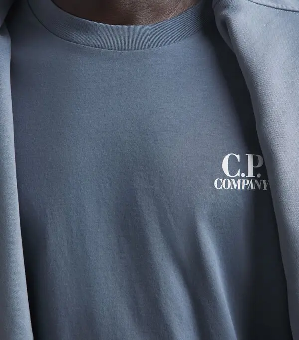 C.P. COMPANY Cotton Logo T-shirt