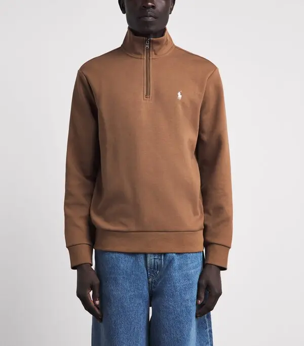 Polo Ralph Lauren Embroidered Pony Quarter-zip Sweatshirt