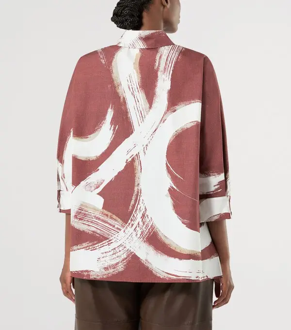 Marina Rinaldi Printed Cotton Shirt