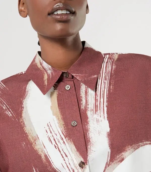 Marina Rinaldi Printed Cotton Shirt
