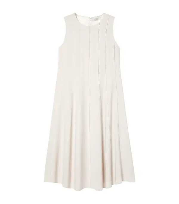 Marina Rinaldi Panelled A-line Midi Dress