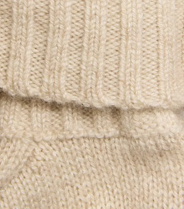 PUREBABY Cashmere Pom-pom Booties