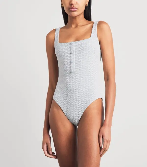Devon Windsor Herringbone Layla One Piece Swimsuit