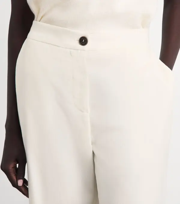 Colombo Cashmere Straight Leg Trousers