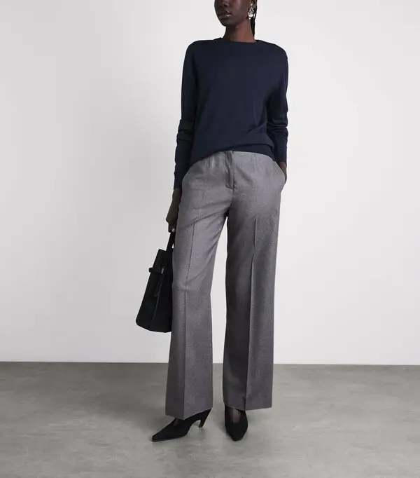 Colombo Cashmere Straight Trousers