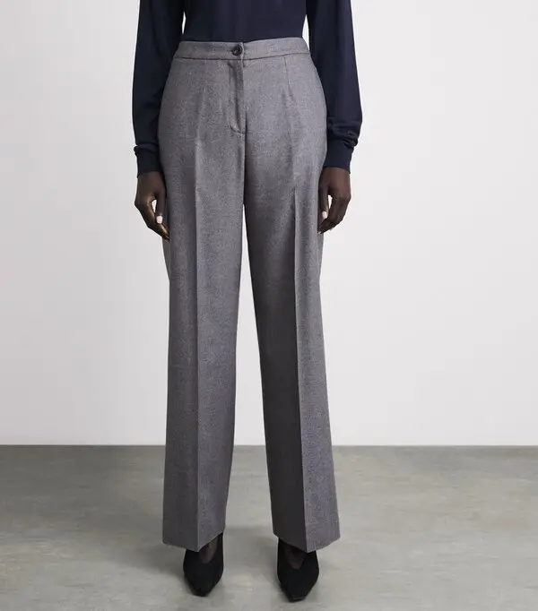 Colombo Cashmere Straight Trousers