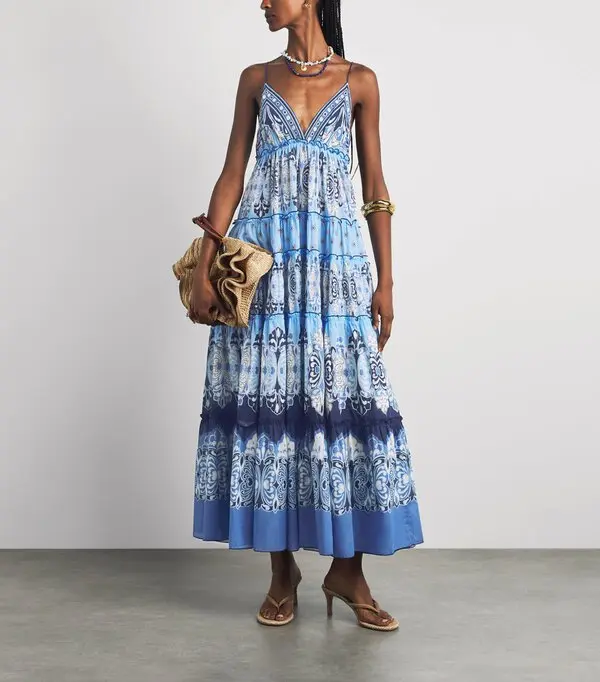La DoubleJ Cotton Printed Maxi Dress