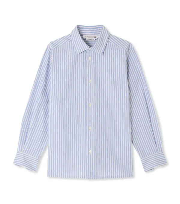 Bonpoint Cotton Stripe Shirt