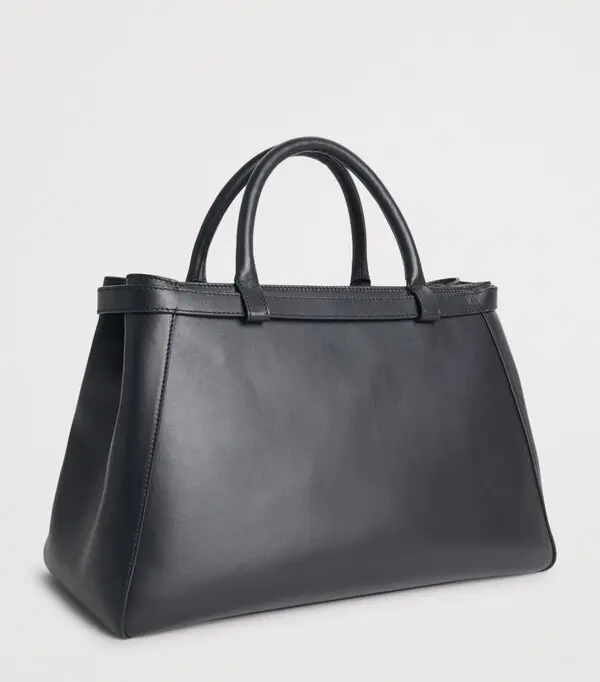 Harrods Medium Leather Grace Top-handle Bag