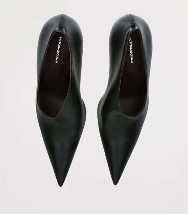 Victoria Beckham Leather Sloane Pumps - Black
