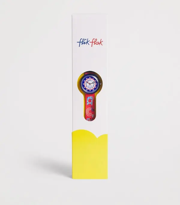 FLIK FLAK Know Your Abc" Quartz Watch With Alphabet Motif