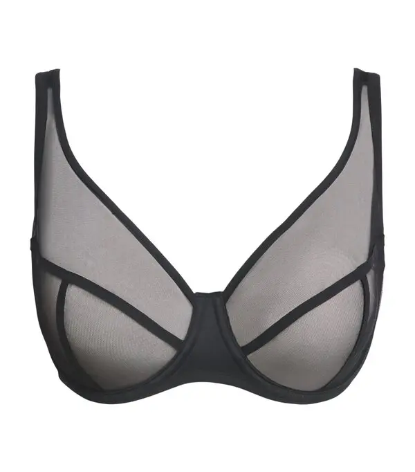 Maison Lejaby Nufit Panelled Bra - Black