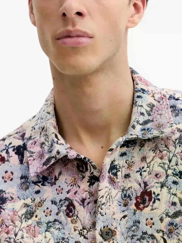 LES DEUX Floral Print Jacket