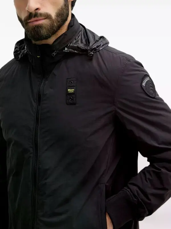 BLAUER. Dalton Logo-patch Padded Jacket