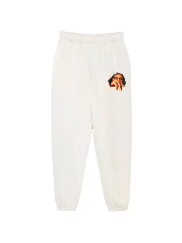 MELT Graphic-print Track Pants - Neutrals