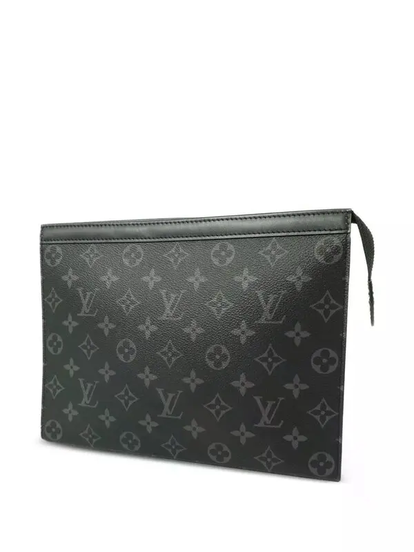 LOUIS VUITTON Pochette Voyage Monogram Eclipse Clutch Bag