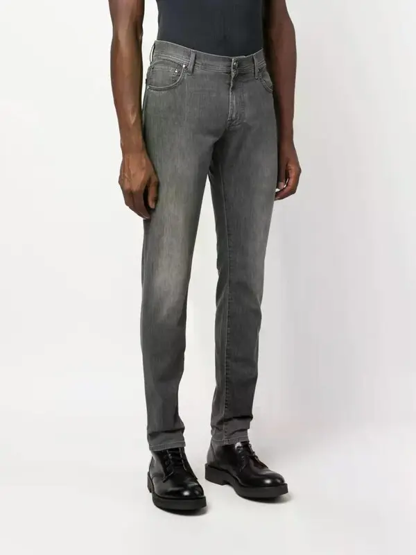 Corneliani Low-rise Straight-leg Jeans