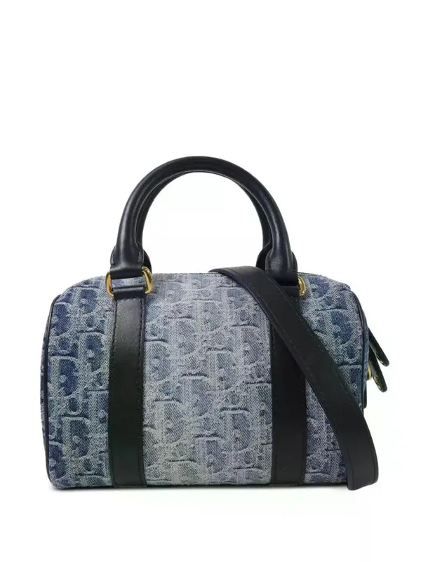 Dior Oblique Denim Tote Bag - Blue