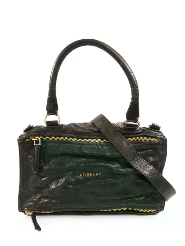 Givenchy Pandora Leather Shoulder Bag - Black