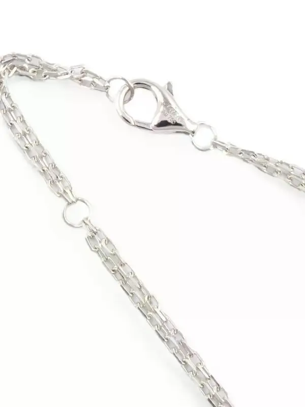 Cartier 18k White Gold Diamond Circle Pendant Necklace
