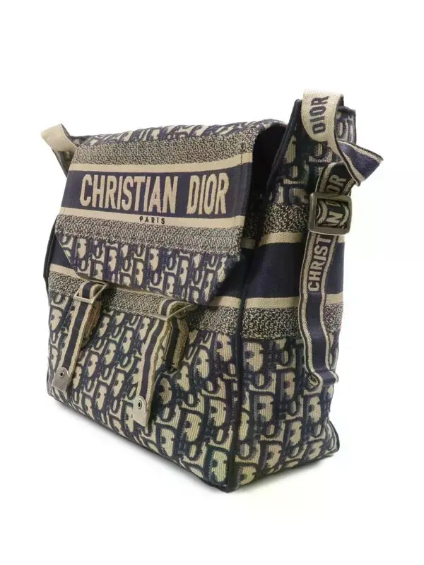 Dior Oblique Canvas Shoulder Bag