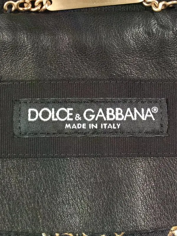 Dolce & Gabbana 2010s Leather Bomber Jacket