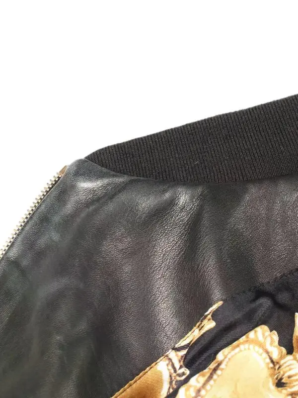 Dolce & Gabbana 2010s Leather Bomber Jacket