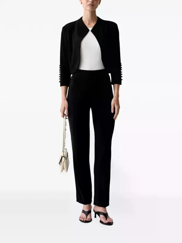 Joseph Ribkoff Button-cuff Cropped Jacket