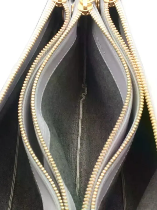 Celine 2000s Large Trio Leather Shoulder Bag