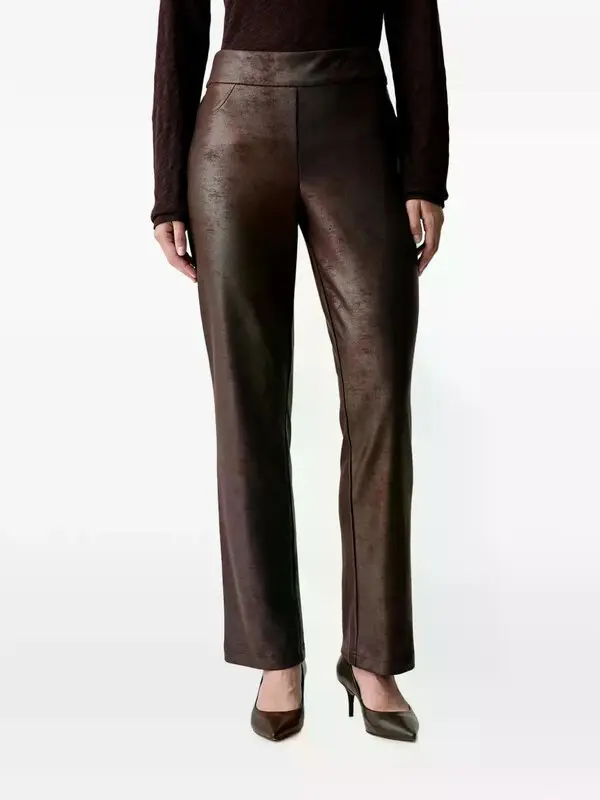 Joseph Ribkoff Crackle-effect Straight-leg Trousers