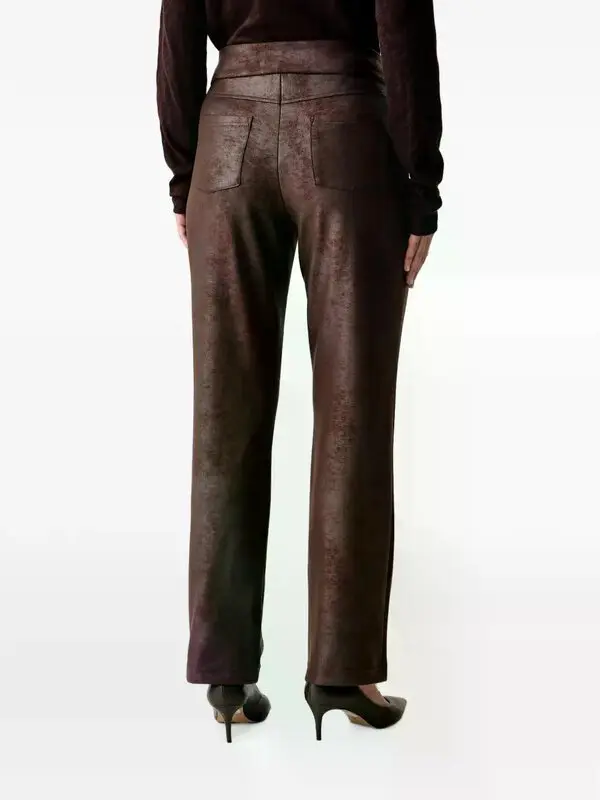 Joseph Ribkoff Crackle-effect Straight-leg Trousers