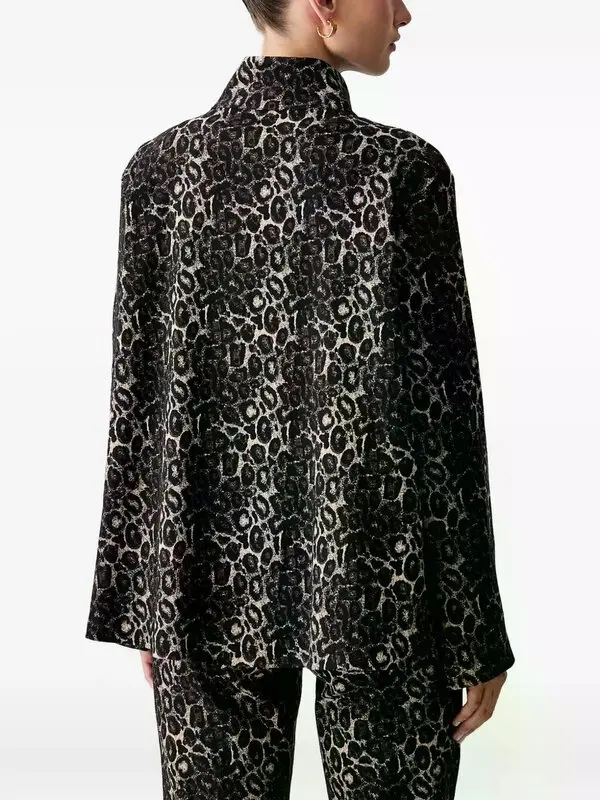 Joseph Ribkoff Leopard-print Button-up Jacket