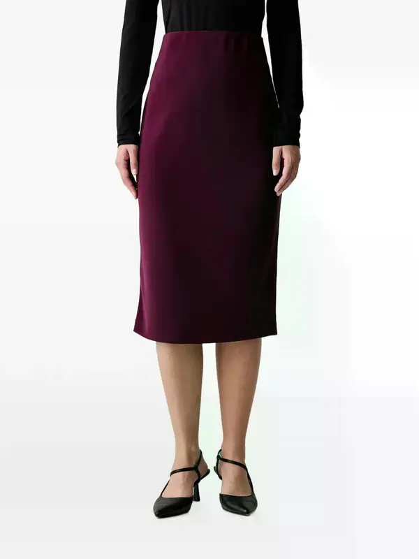 Joseph Ribkoff Back-slit Midi Skirt