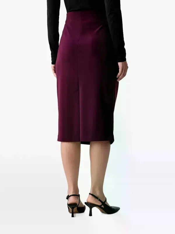 Joseph Ribkoff Back-slit Midi Skirt