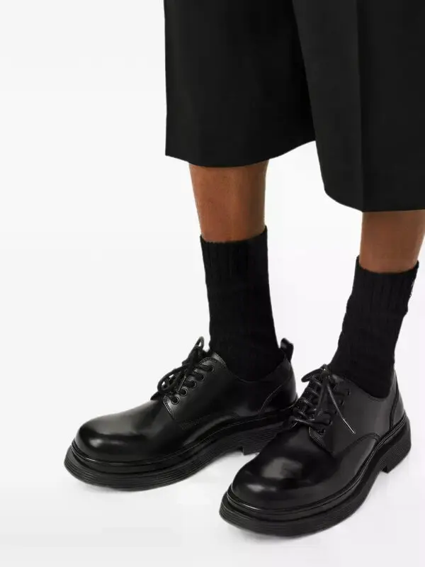 AMI Paris Cow Leather Derby Shoes