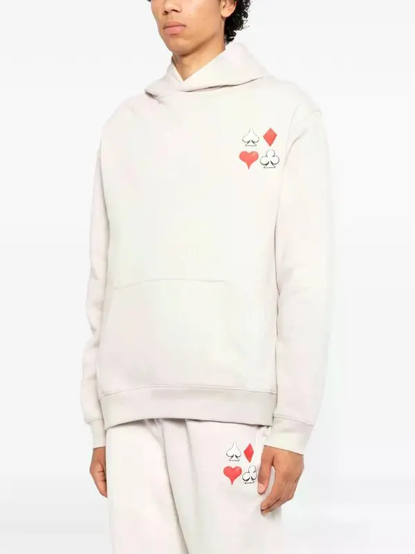 MELT Playing-card-print Hoodie